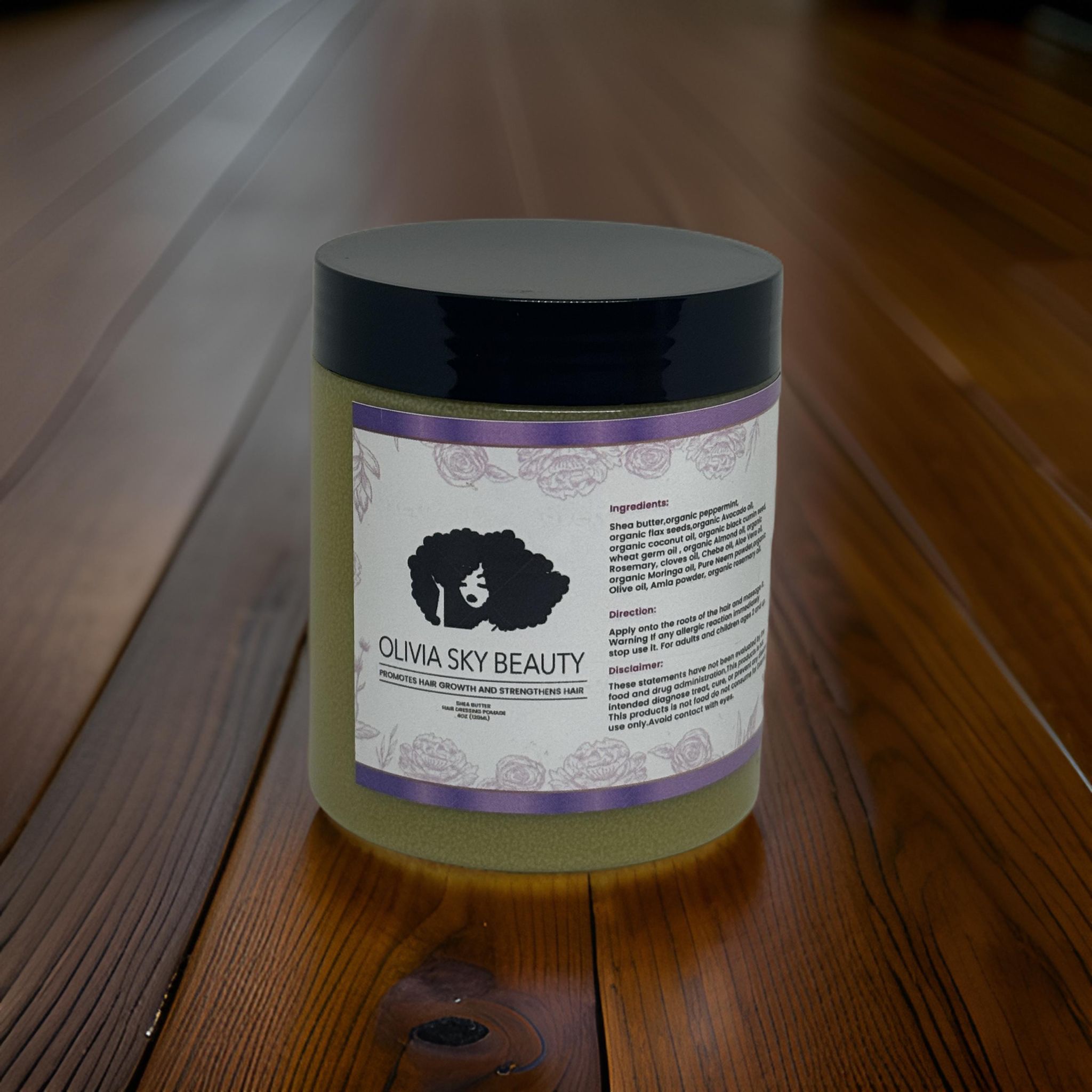 SHEA BUTTER HAIR DRESSING POMADE – Olivia Sky Beauty